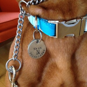 Initial Dog ID Tag for Pet Monogram Vintage Antique Flair - Etsy Canada