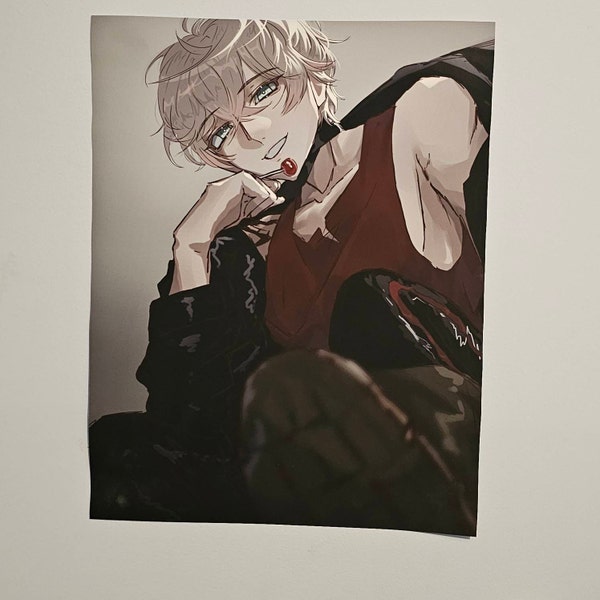 Suit Saeran Choi Mystic Messenger Poster - Etsy