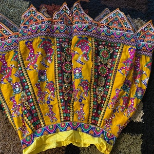 Elegant Cotton Garba Skirt With Customizable Dupatta Perfect for ...