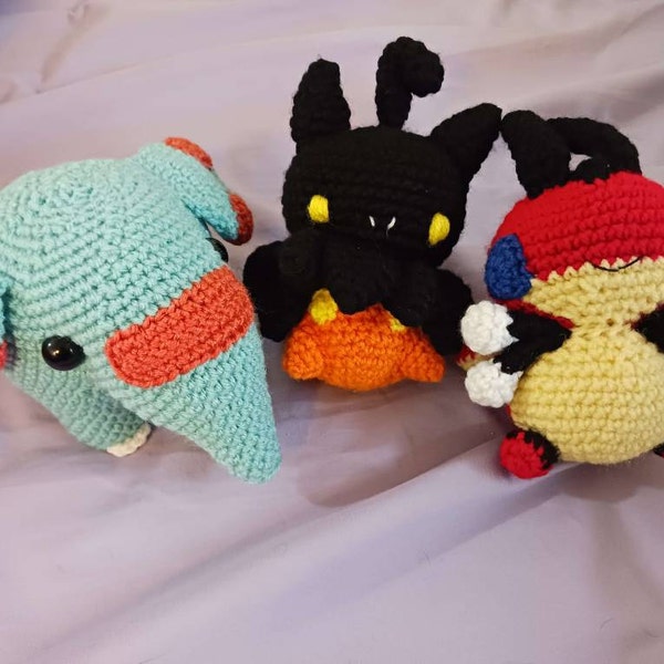 Crochet Dedenne Inspired Chibi Pokemon - Etsy