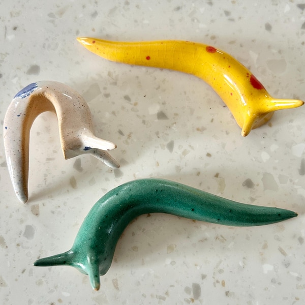 Ceramic Slugs - Assorted Pack of X3 - Etsy