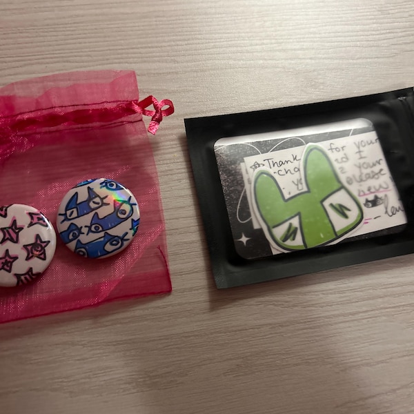 Mystery Pin Packs: Character Pins and Patterns With a Holographic ...