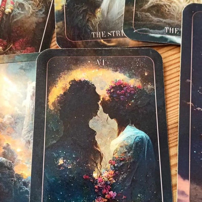 Delusion Tarot Deck by Lunart Design, 78 Cards Tarot Deck, Tarot Cards ...