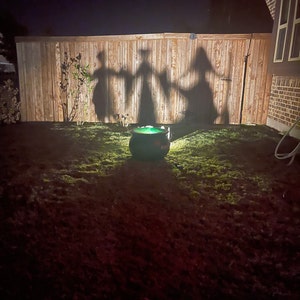 Halloween Witch Metal Yard Stake Shadow Casters Witch Metal - Etsy Canada