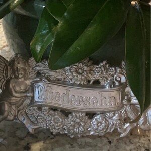 Antique French Hand-painted Religious Sign, Antique French Hand Painted ...