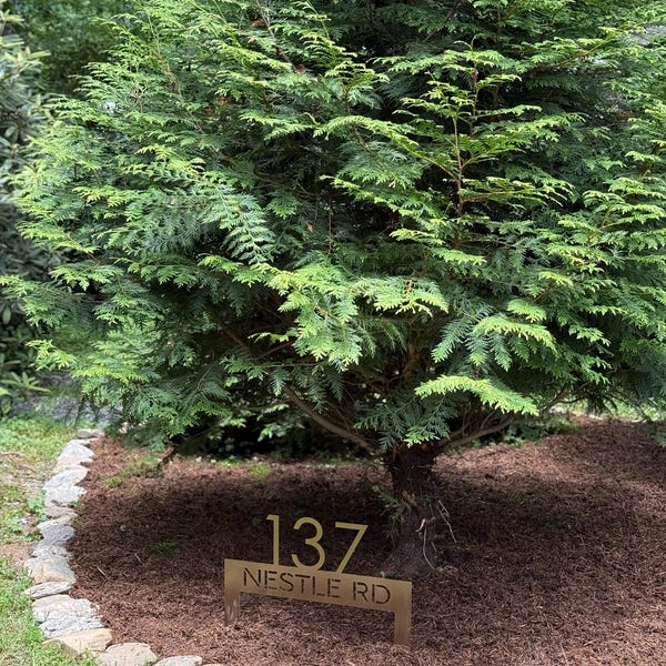 Custom Mail Box House Number | Craftsman Style Address Sign - Etsy