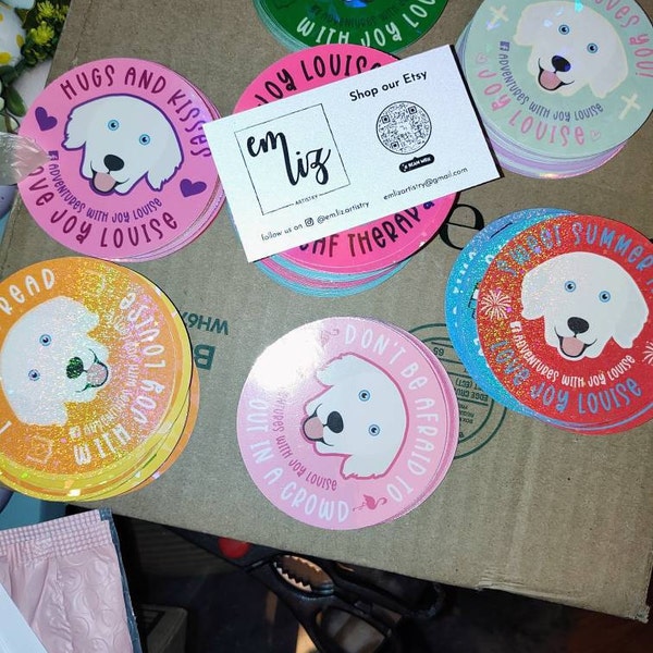 Stickers - Assistance Animals Save Lives - Personalize - I Met an ...