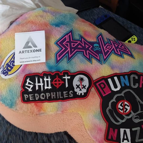 Spider-gwen, Gwenom Chest Logo Iron-on Embroidered Patch, Costume, Pins ...