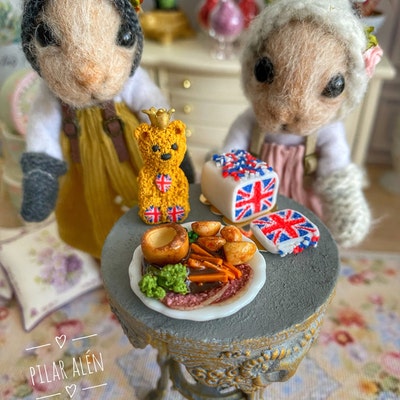 Miniature Breakfast, Miniature Tea and Toast, Miniatures, Tiny Food ...