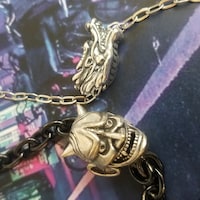 Sterling Silver Dapped Cable Chain W/ Rhodium Plated, 925 Silver ...