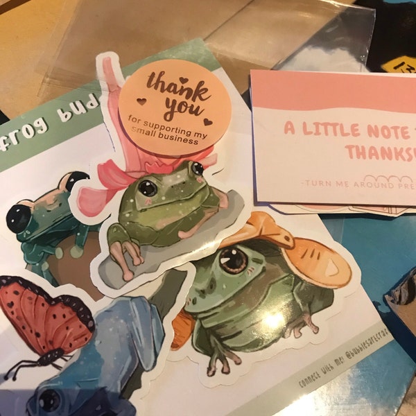 Frog Stickers | Frog Buddies | Sticker Pack | Laptop Sticker | Vinyl ...