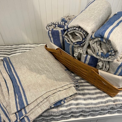 Color-coded Laundry Bag Linen Laundry Bag Laundry Room - Etsy