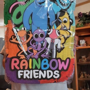 Purple-rainbow Friends Pinata - Etsy