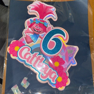 Troll Cake Topper. Trolls Party Decor. Troll Cake Decoration - Etsy