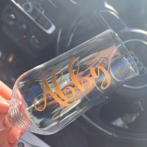 Custom Name Decal for Glass / DIY Decal. - Etsy