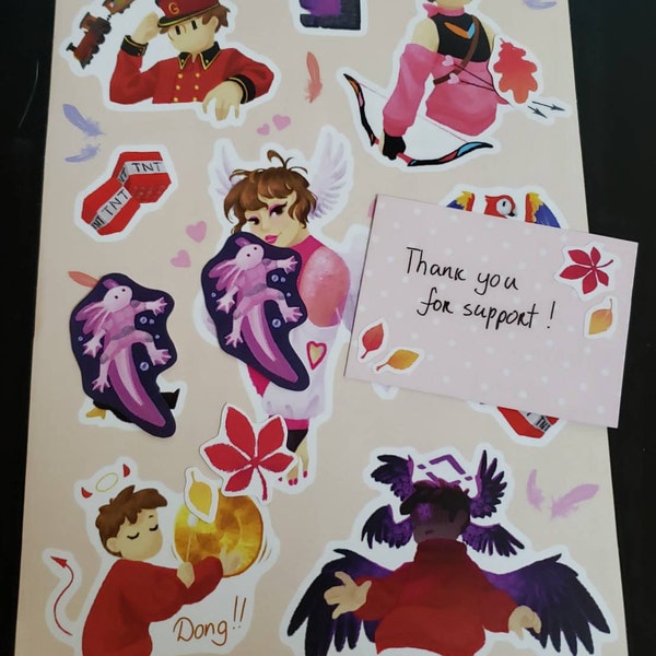 Rain World Stickers Slugcats Monk Survivor Saint Spearmaster Rivulet ...