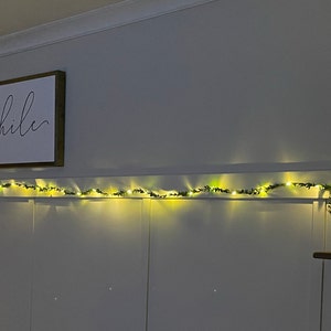 Eucalyptus Light Garland 7 Foot LED Leaf Garland Wedding Decorations ...