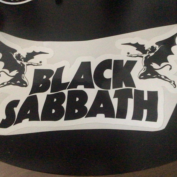 BLACK SABBATH Sticker Decal *SIZES* Heavy Metal Vinyl Bumper Wall Angel ...