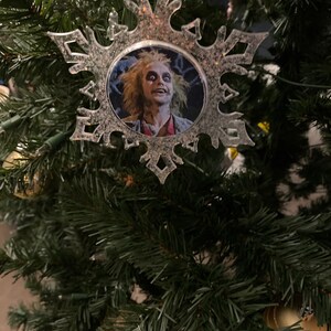 Horror Christmas Snowflake Ornament Beetle Juice Halloween - Etsy