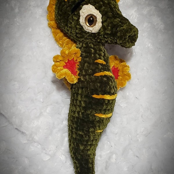 Crochet Pattern Seahorse Flip Amigurumi PDF Cute Brown Sea Animal ...