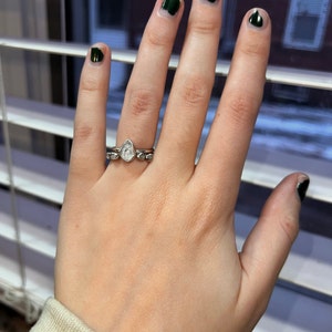 Geometric Engagement Rings Kite Diamond Rings Stacking Rings Edgy ...