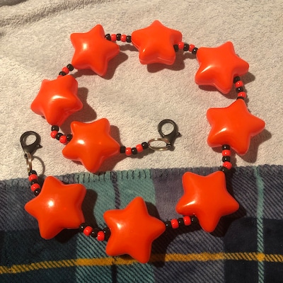 Mushroom Kandi Single Bracelet Stim Toy Cute Rave Festival Wear - Etsy