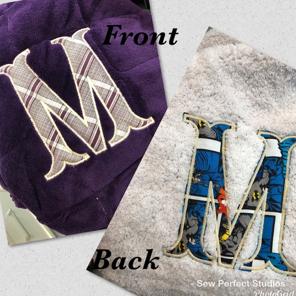 Fish Tail Applique Machine Embroidery Font Monogram Alphabet - 4 Sizes ...