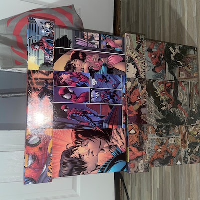 CUSTOM SPIDER-MAN Decoupage Comic Book Storage Box - Etsy