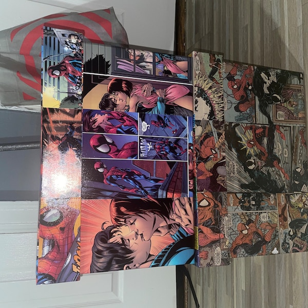 CUSTOM SPIDER-MAN Decoupage Comic Book Storage Box!!! - Etsy