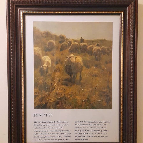 Psalm 46 Christian Print, Aesthetic Faith Wall Decor, Religious Home ...