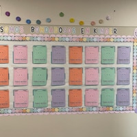 Back to School Bulletin Board Kit, Classroom Decor, Pastel Trendy ...