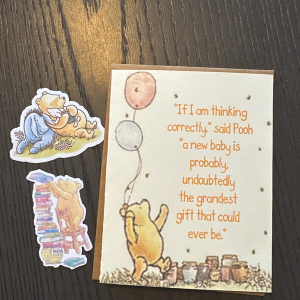 Classic Winnie the Pooh and Piglet Card, How Doyou Spell Love Card ...