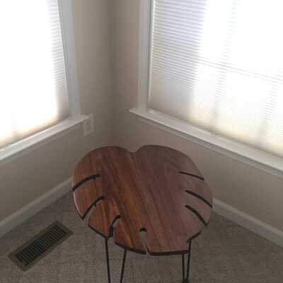 Make Your Own: Monstera Deliciosa swiss Cheese Plant Leaf Coffee Table ...