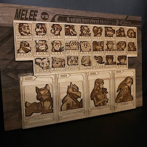 Custom Wooden Chrono Cross Menu Screen With Characters You Can - Etsy