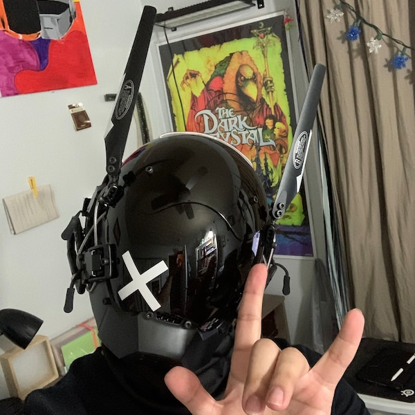 Bluetooth Cyberpunk Bunny Mask | Rave Mask | Cyberpunk Helmet | Techear ...