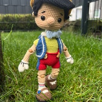 Crochet Pattern for Pinocchio PDF English, France Amigurumi - Etsy Canada
