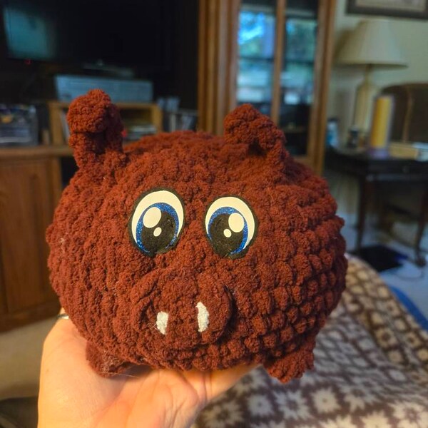 Chonky Pig Crochet Pattern Amigurumi Pig Pattern Farm Pattern Crochet ...