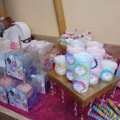 Favor Tags Candy Sweet Shoppe Birthday, 1st Birthday, Rainbow Party ...