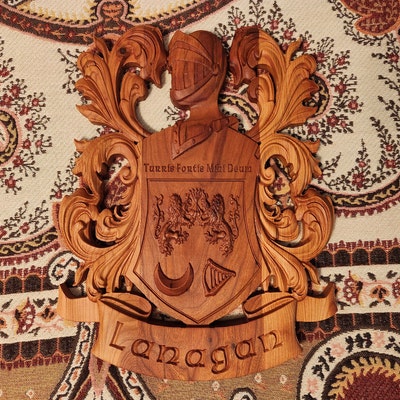 Young Family Crest Coat of Arms Personalized Wedding Gift - Etsy