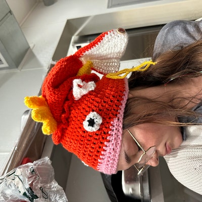 CROCHET PATTERN: Magikarp Slouchy Hat - Etsy
