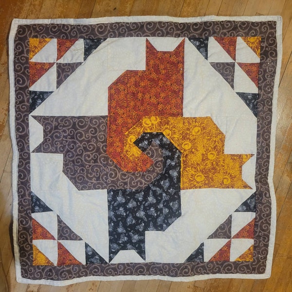 Digital PDF Quilt Pattern|modern Patchwork|cats|quilt Block Pattern - Etsy