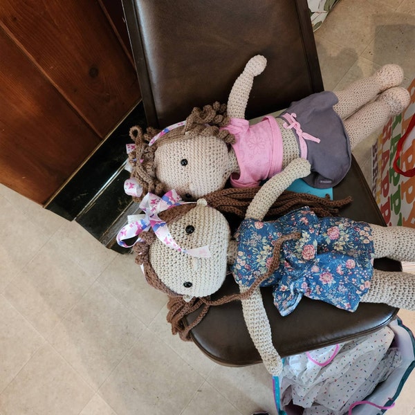 Crochet Doll PATTERN PDF in English Crochet Pattern Amigurumi Doll Stuffed Doll Pattern ...