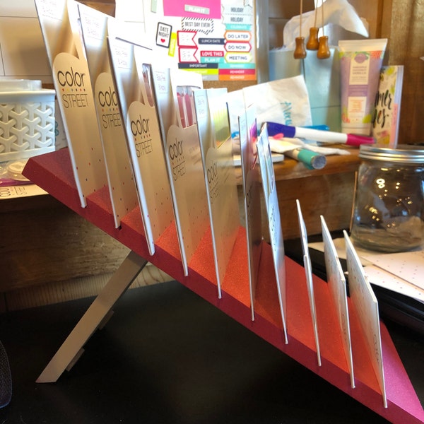 Color Street Nails Display Stand, Small Hot Pink Glitter - Etsy