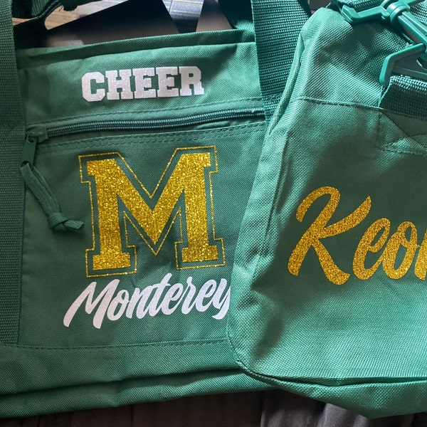 Personalized Cheer Bag | Custom Cheerleading Duffel Bag, Personalize ...