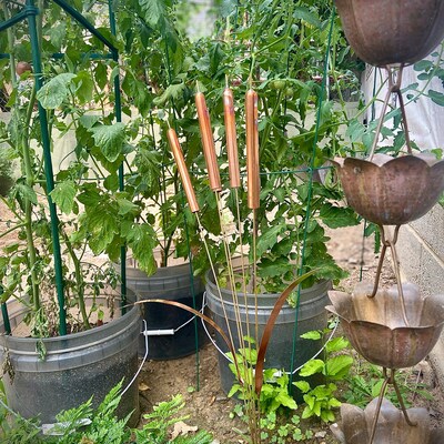 Copper Cattail Wind Chimes - Etsy