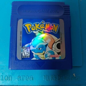 Pokemon Blue Gameboy Replacement Label Gloss or Holo - Etsy