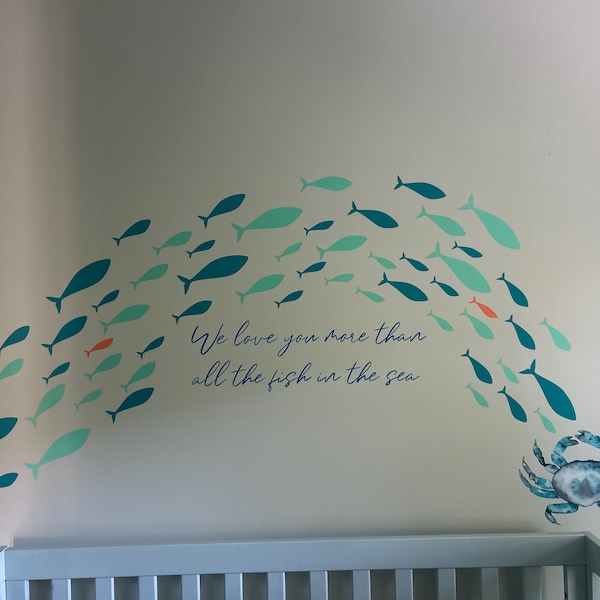 Watercolor Aqua Blue Bubbles Wall Decal Set • Underwater Bubble Wall ...