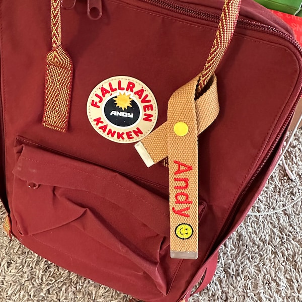 Personalized Name Tag, Ribbon Type, Custom Key Chain, Bag Name Tag, Bag ...