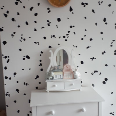 Dalmatian Wall Stickers 320x Dots Polka Dot Wall Decals Hand Drawn ...