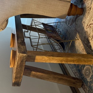 Rustic Wooden Display Bench - Etsy